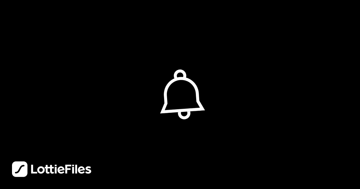 Free Bell sound Animation by Luca Carsenzuola | LottieFiles