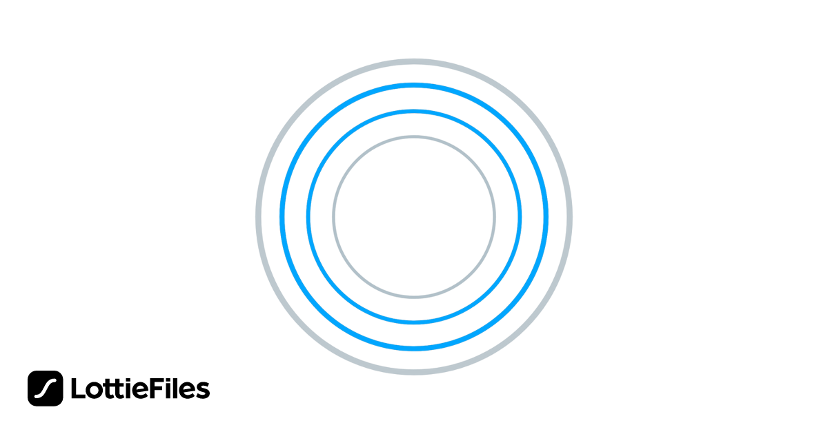 Free Pulsing Rings Animation by Brian | LottieFiles