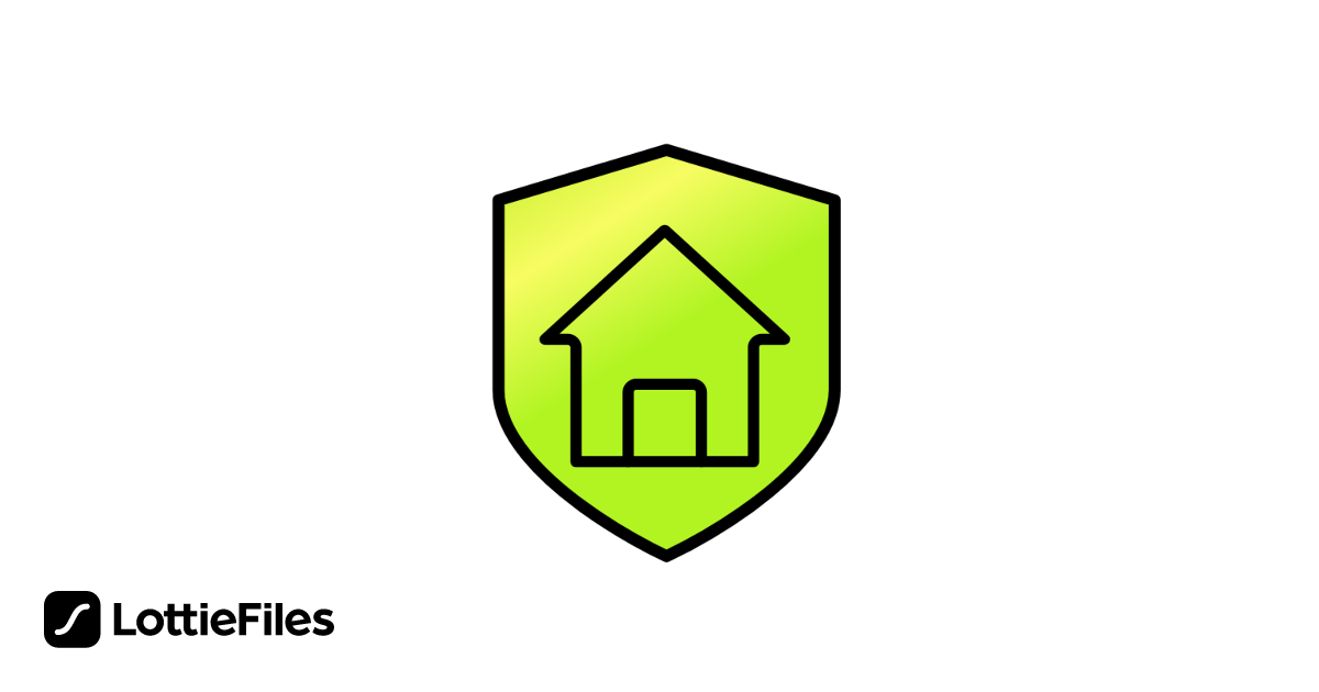 Free Home shield Animation by Animated SVG | LottieFiles