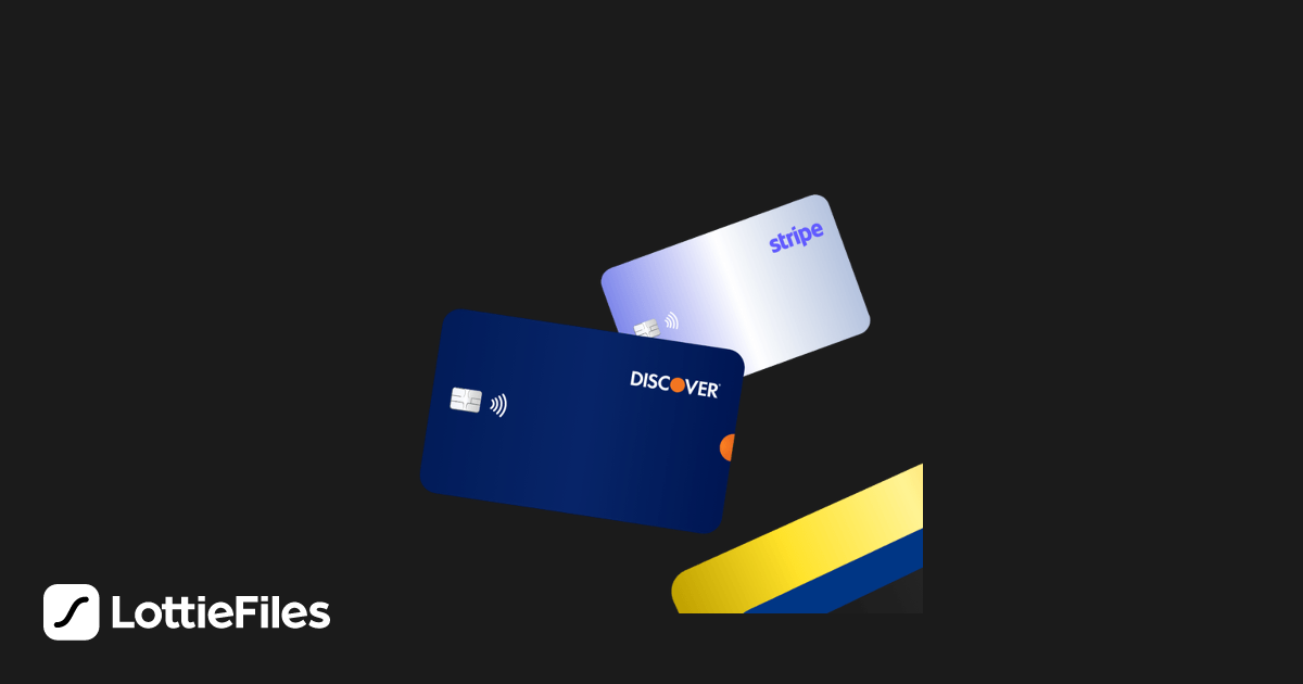 Free Payment Card Security animation - Floating Cards Morphing into ...