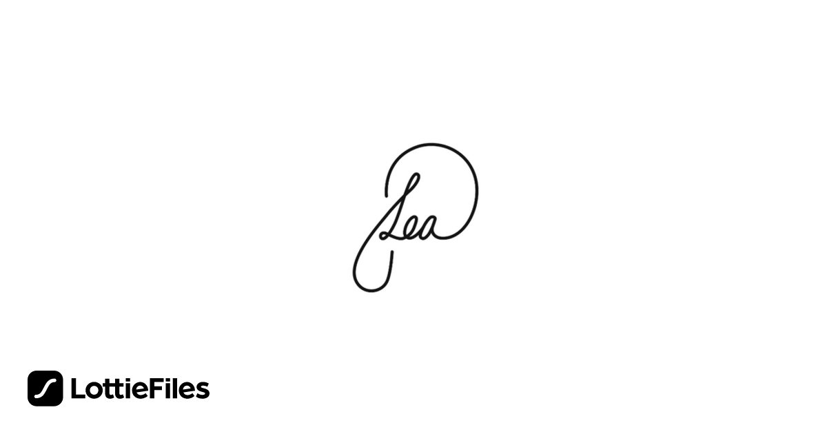 Free P Lea Logo Animation by PhileaCharise | LottieFiles
