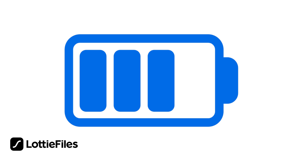 Free battery Animation by taher | LottieFiles