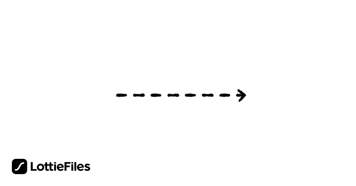 Free Dashed Arrow Animation by Milan Camus | LottieFiles