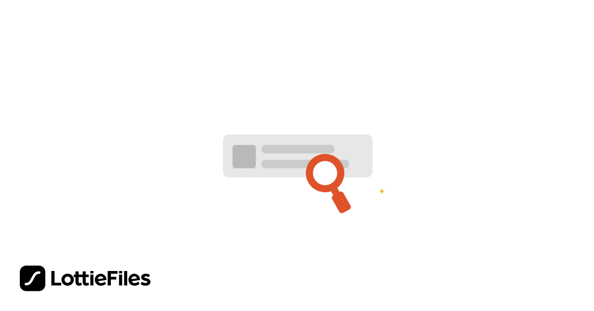 Free Search Loader Animation by Ambreesh Arya | LottieFiles