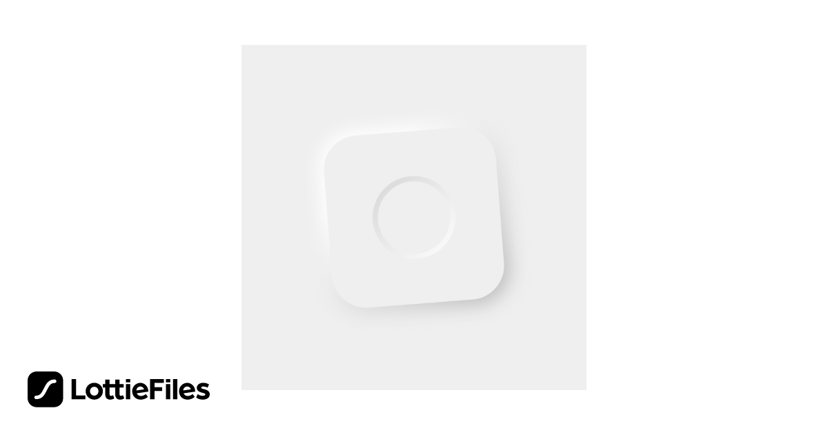 Free Fake 3d button press Animation by Dmitriy | LottieFiles