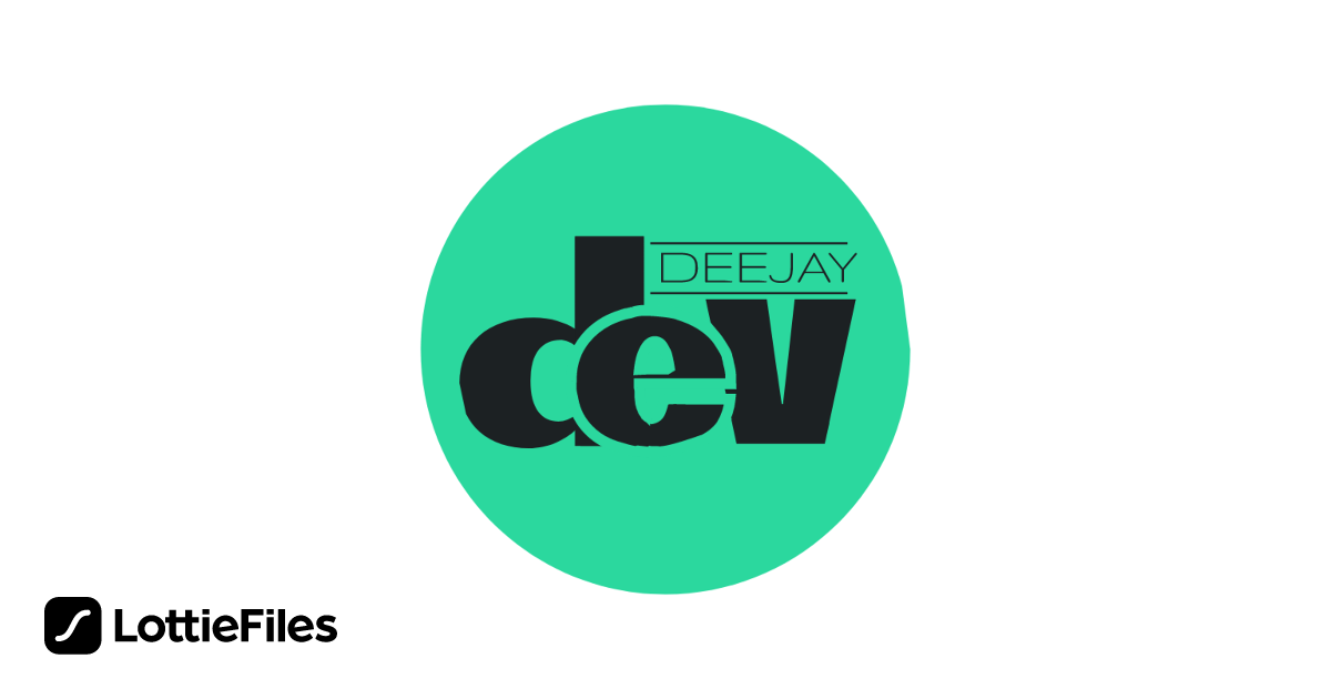 Free Deejaydev logo Animation by Deejay Dev | LottieFiles