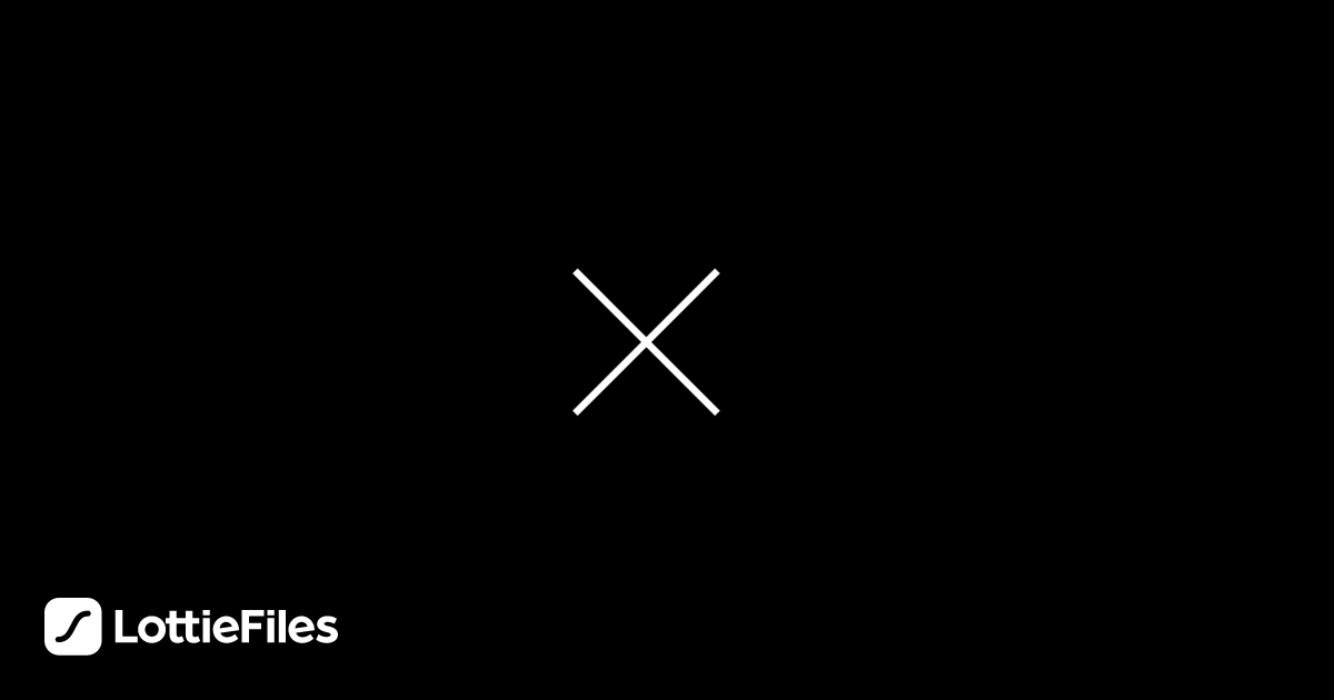 Free Cancel-Button Animation by Mohit | LottieFiles