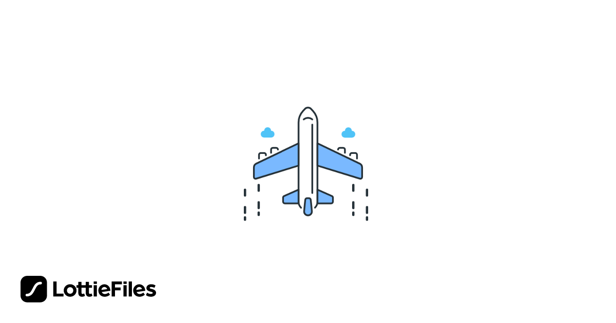 Free Airplane Animation by Mehboob Qureshi | LottieFiles