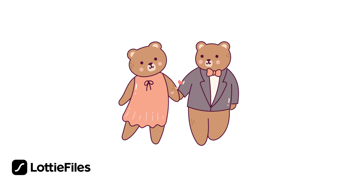 Free Sweet teddy bear for Valentine's Day Animation by Abdul Latif ...