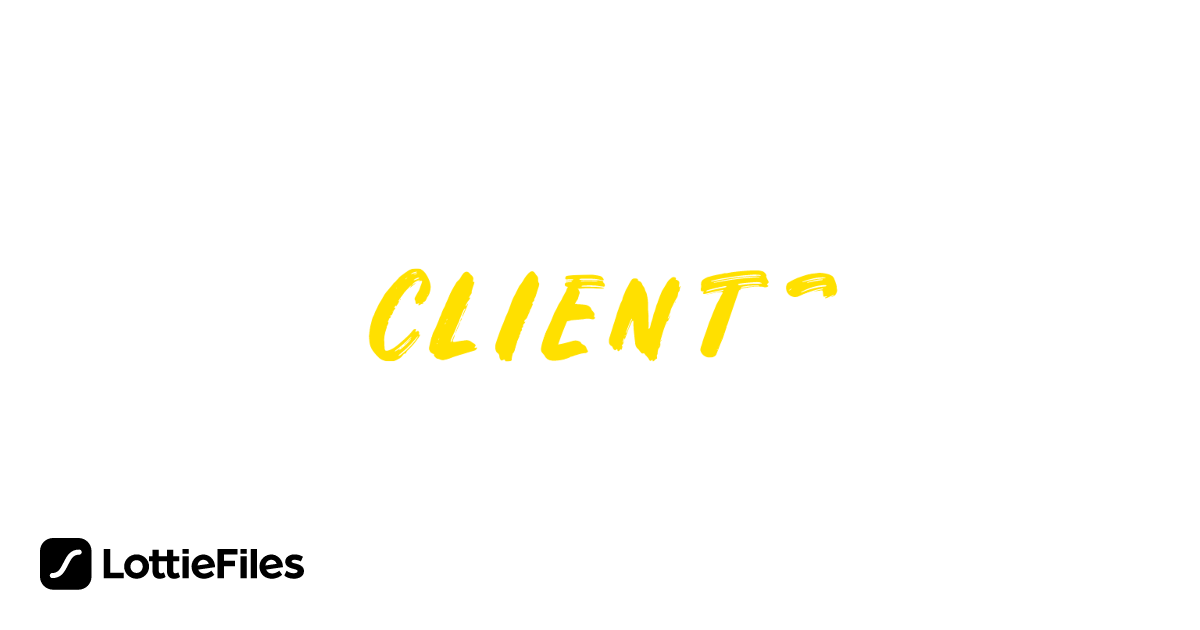 Free Clients Animation by Yigit | LottieFiles