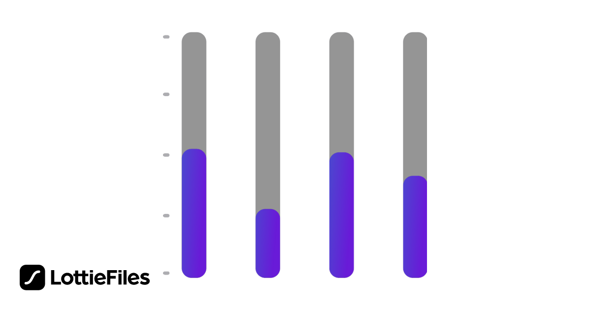 Free Minimal Bar Graph Animation by Mark Anderson | LottieFiles