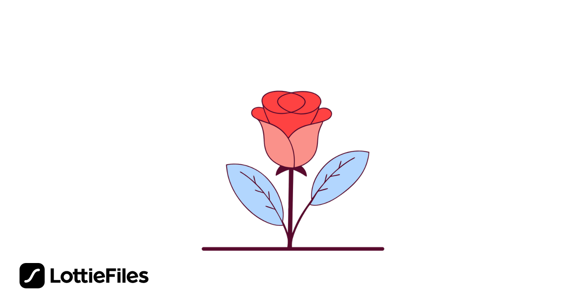 Free A simple rose Animation by SM Rony | LottieFiles