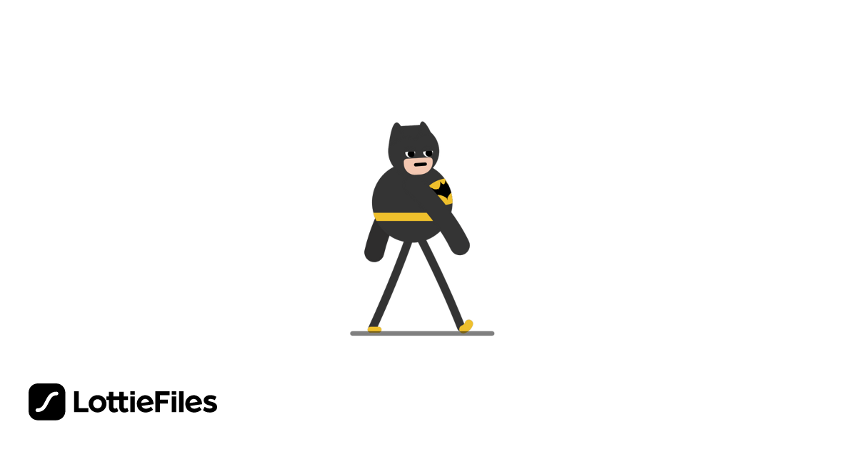 Free Batman Animation by Bashir | LottieFiles