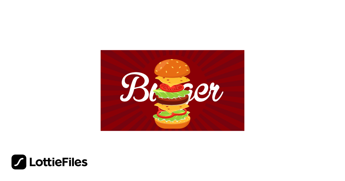 Animación gratuita de Burger Screen Animation por Meetanshi | LottieFiles