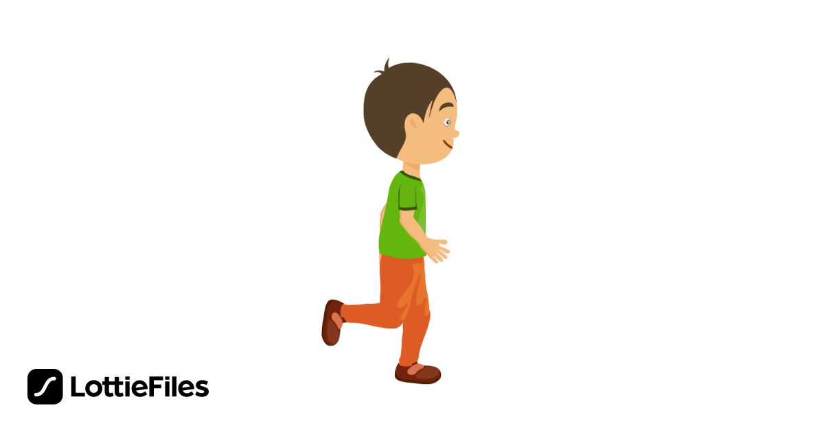 Free Cartoon Boy Walking Cycle Animation by siva pranesh | LottieFiles