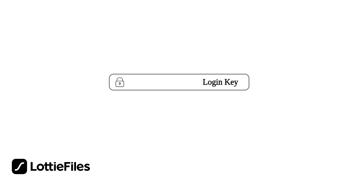 Free login key Animation by Aslan Ayyldz | LottieFiles