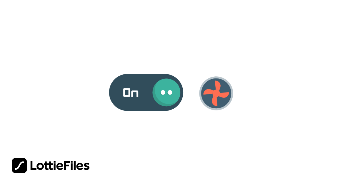 Free Fan Speed Toggle Animation by Tam Doan | LottieFiles