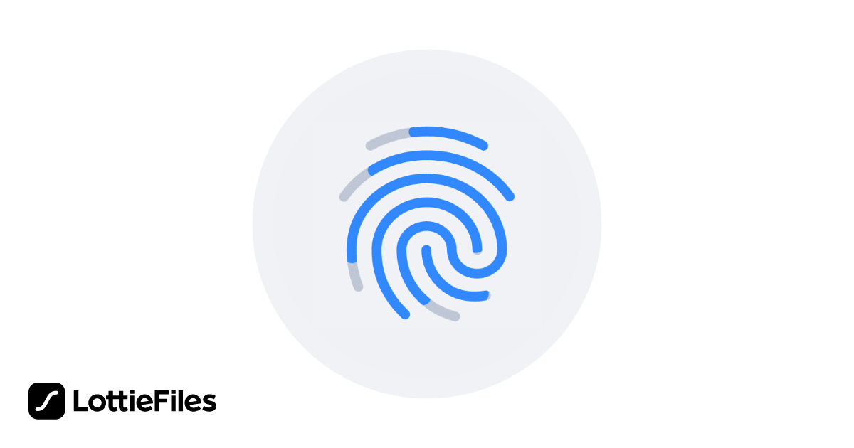 Free Finger Print Animation by Sue Kang | LottieFiles