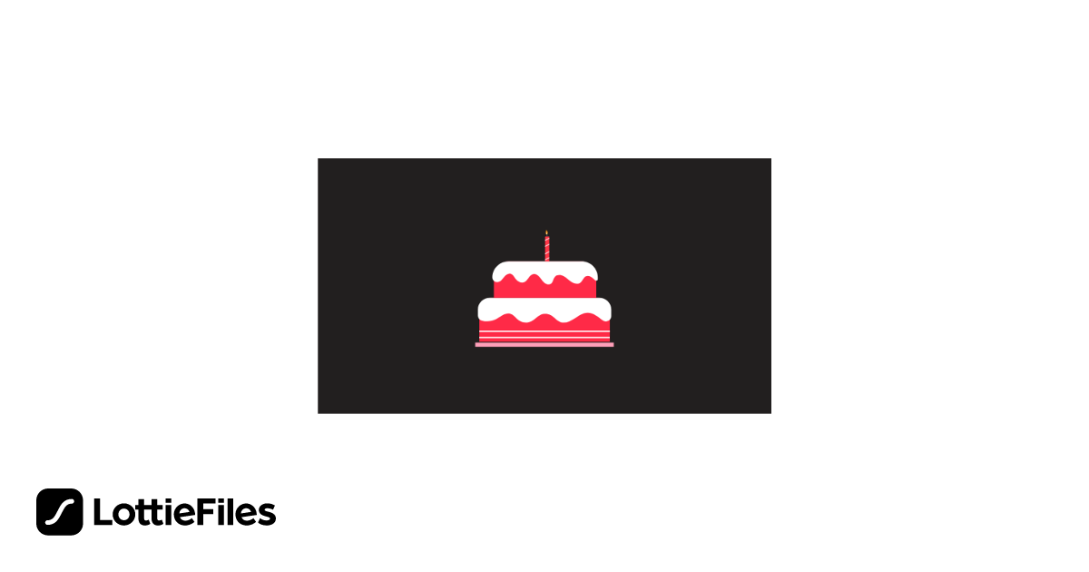Free Birthday Cake Animation by pooja whaval | LottieFiles