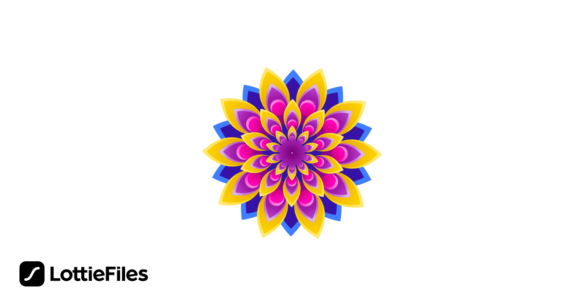 Free Rangoli (for Diwali) Animation by JAStudio | LottieFiles