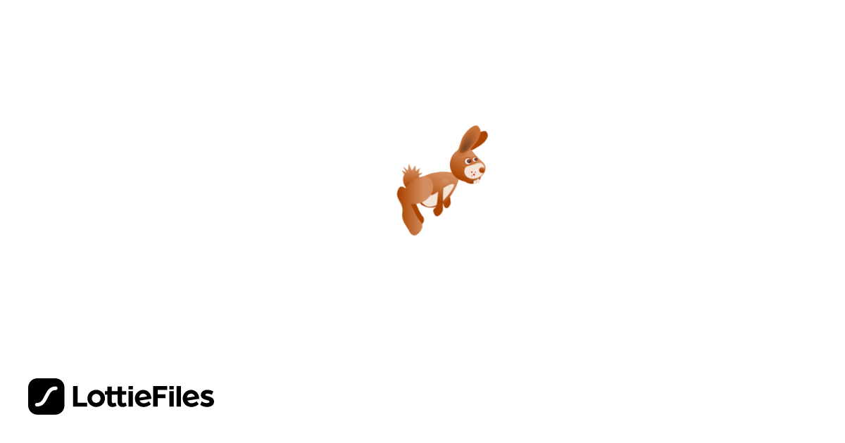 Free Rabbit Jump Animation by Tam Doan | LottieFiles
