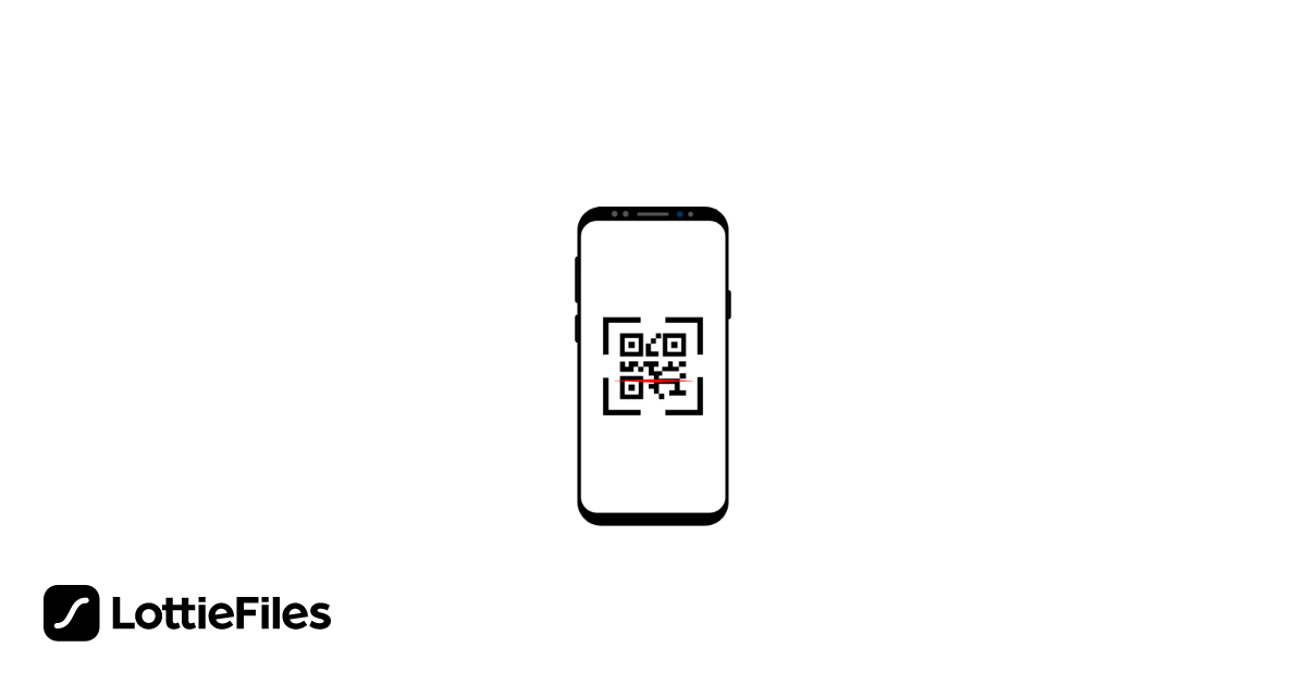 Free QR Code scan on phone Animation by Joe | LottieFiles