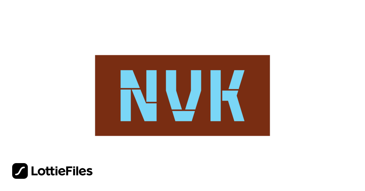 Free NVK logo Animation by Neil | LottieFiles