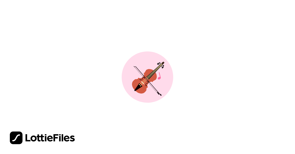 Free violin music Animation by Issey | LottieFiles