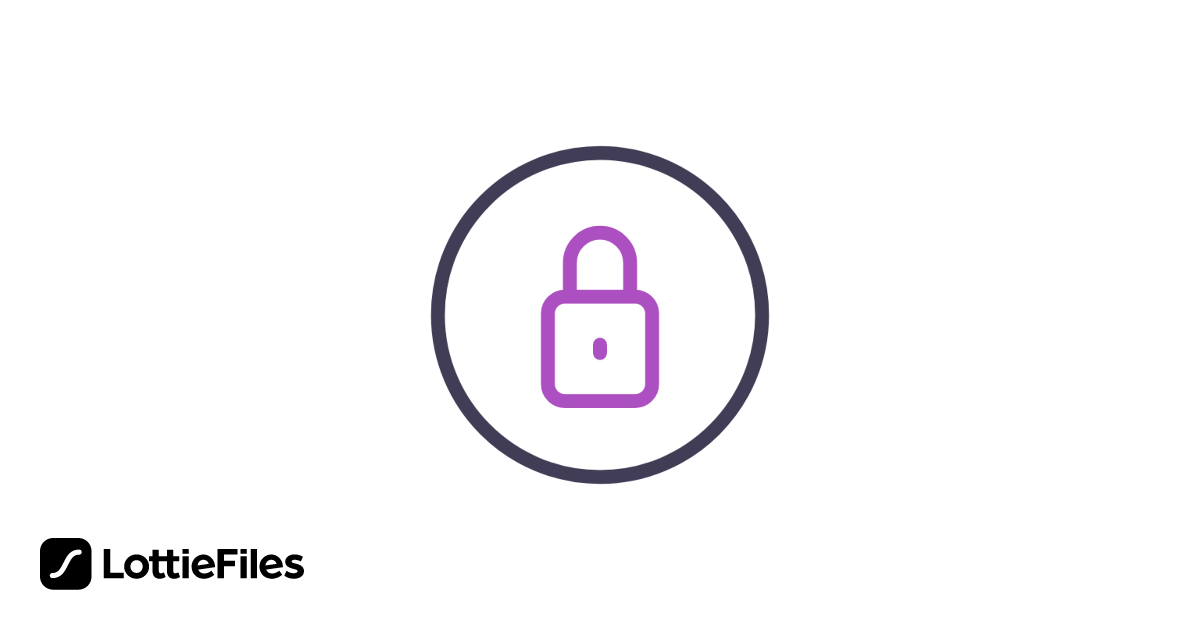 Free Lock animation Animation by Khadija | LottieFiles