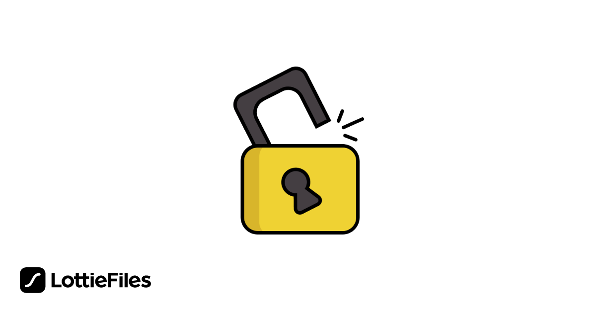 Free Lock icon Animation by Logix | LottieFiles