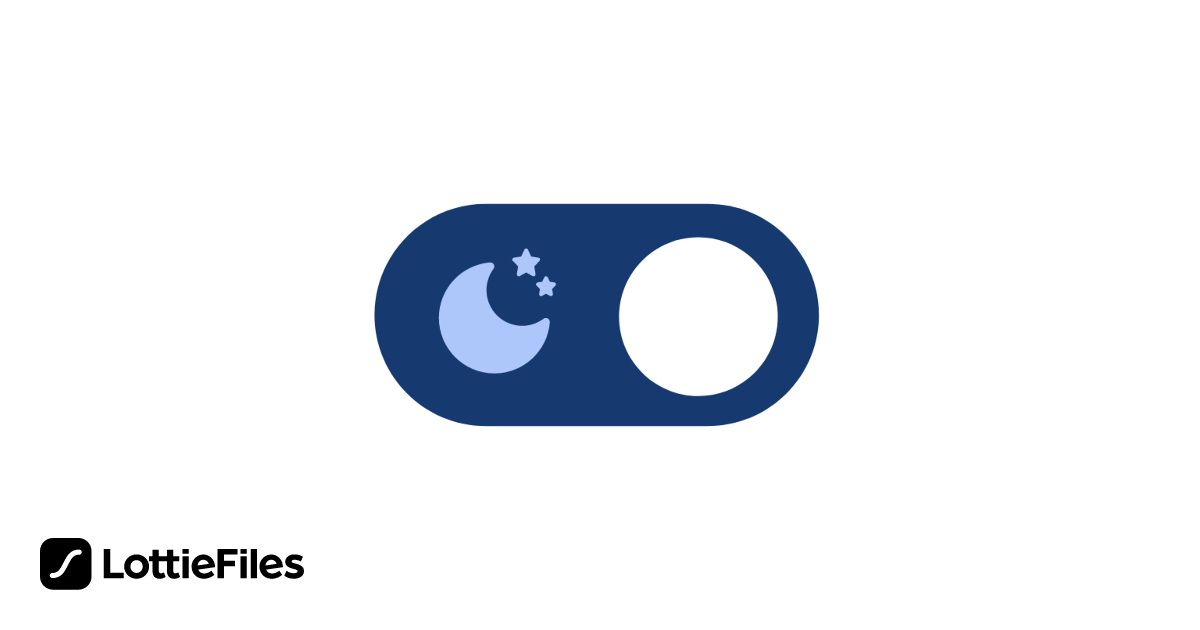 Free Dark Mode toggle Animation by Seneca | LottieFiles