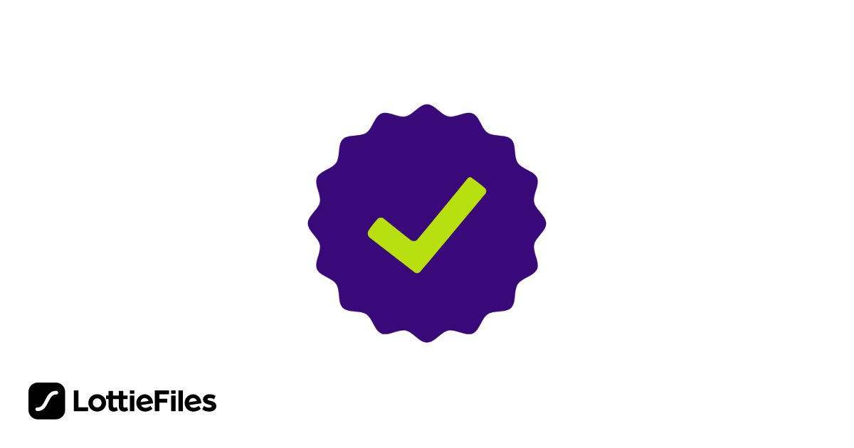 Free Verify Animation by Ahmad Zaki Abdullah | LottieFiles