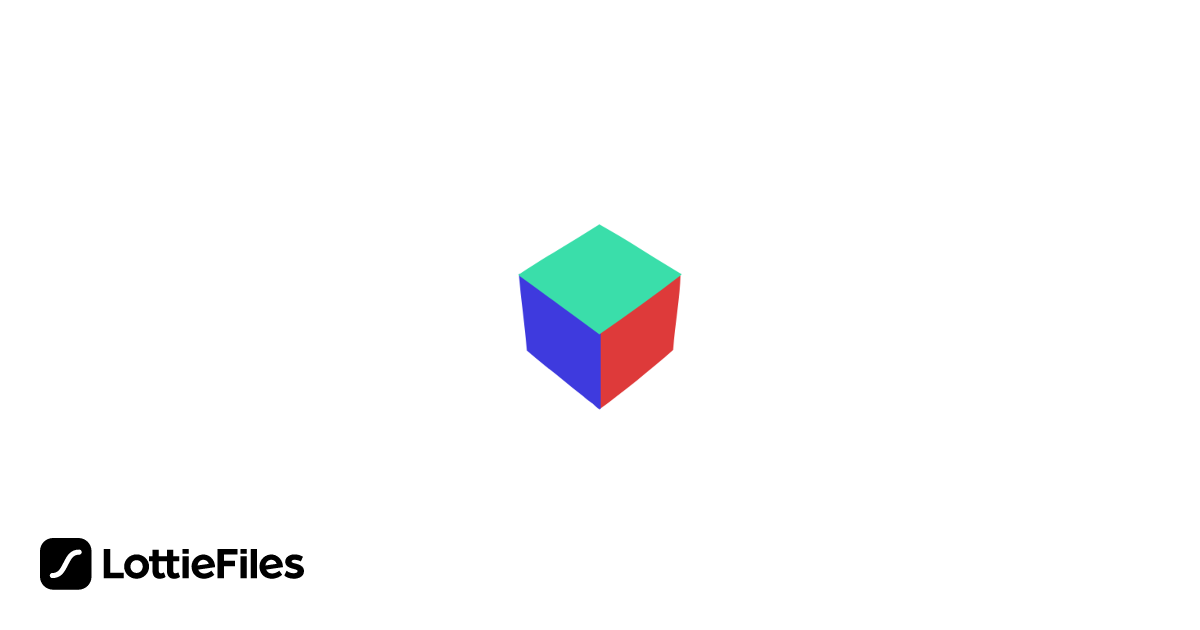 Free 3D Cube Animation Animation by Faran | LottieFiles
