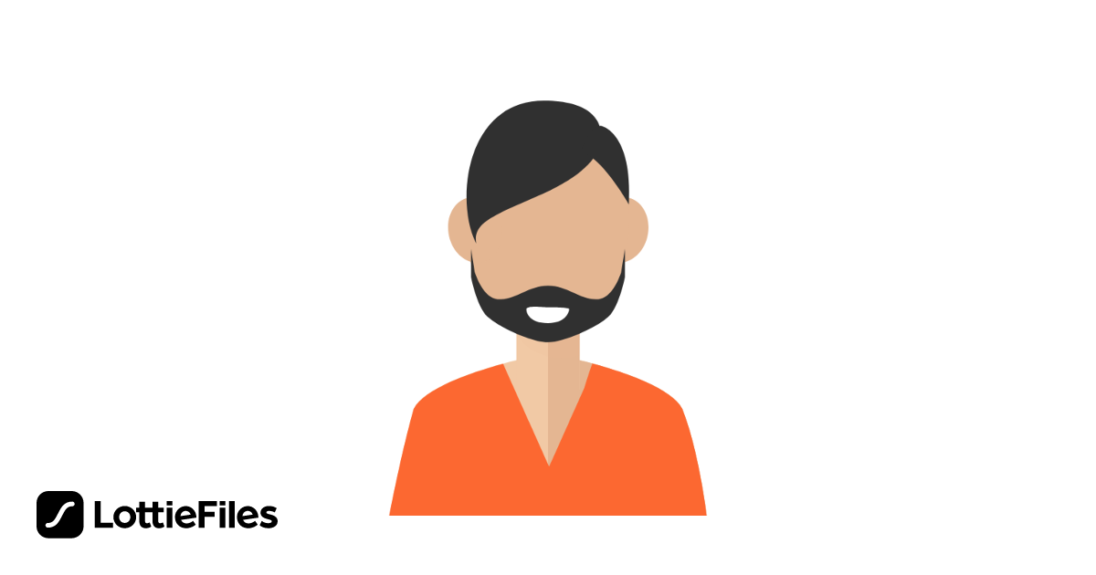 Free Talking Head Animation by Christian | LottieFiles
