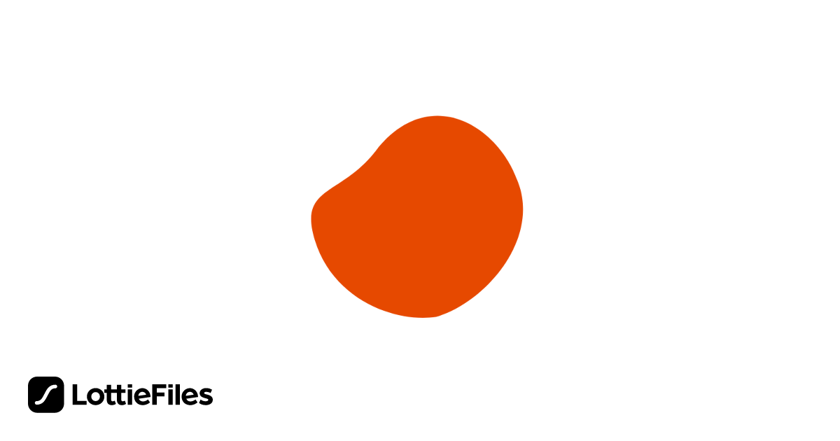 Free Red Blob Animation by Jon Basker | LottieFiles