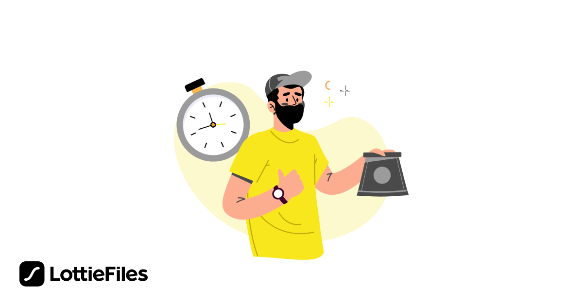 Free Time for Delivery Animation by bhavya sharma | LottieFiles