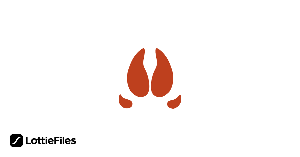 Free Animal Paws Animation by Carolina Reis | LottieFiles