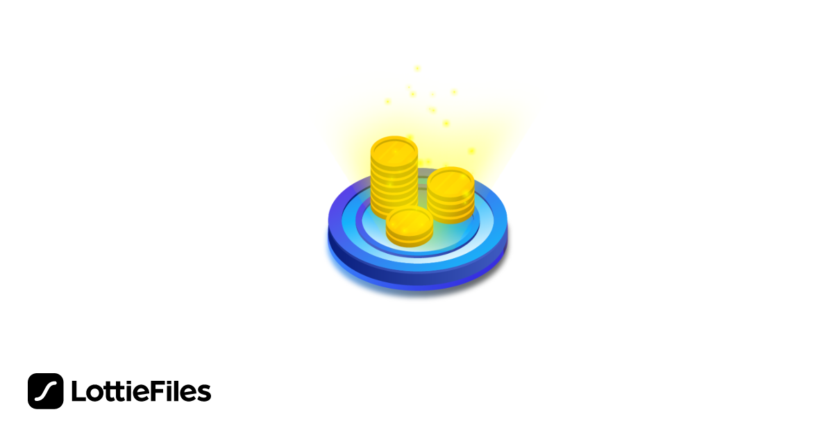 Free Coin stack Animation by Theodore | LottieFiles