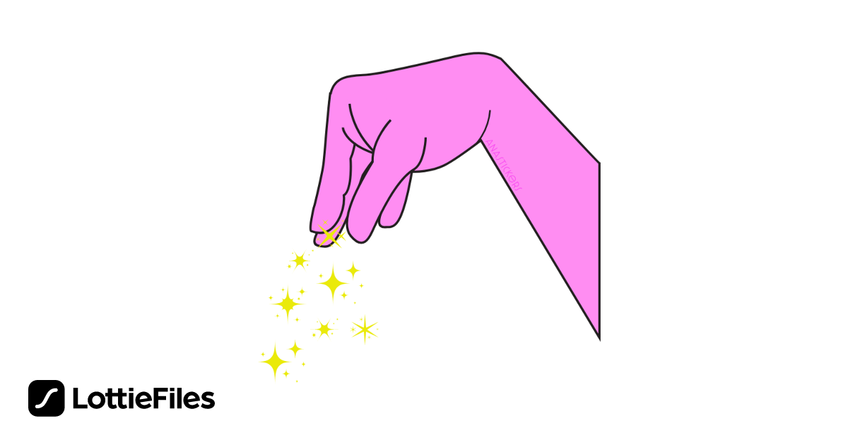 Free Magic Sprinkle Animation by Ana | LottieFiles