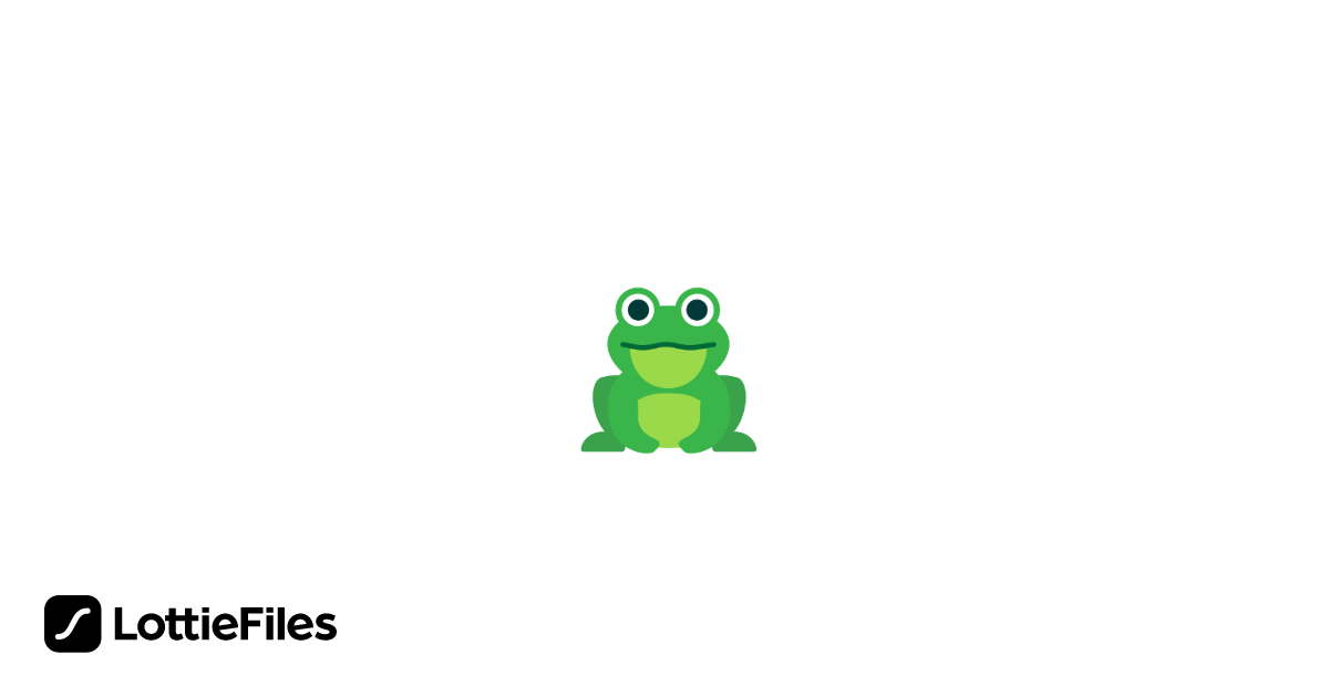 Free Jumpy Frog Animation by Tomer | LottieFiles