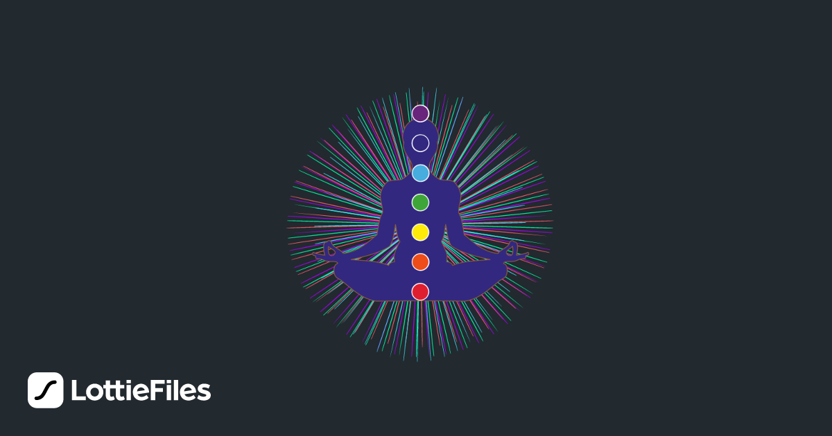 Free Meditation - chakras Animation by LifeSigner | LottieFiles