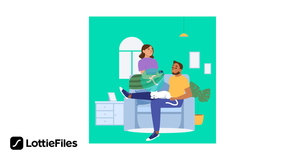 Free Couple gossip Lottie JSON animation Animation by Weblodge ...