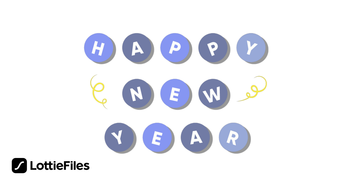 Free Happy New Year Animation by Mohammad Saiduzzaman | LottieFiles