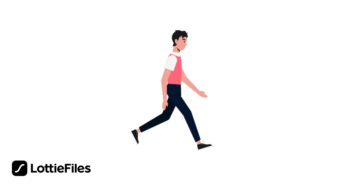 Free Man Walking Animation by MD | LottieFiles