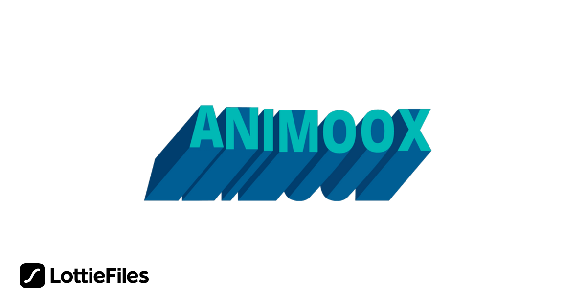 Download Animoox typography animation Lottie Animation