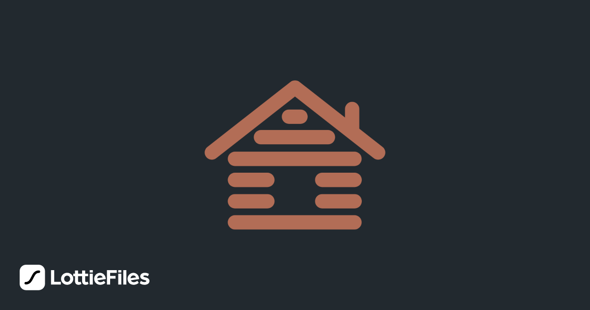 Free Log Cabin Animation by Matt Wasser | LottieFiles