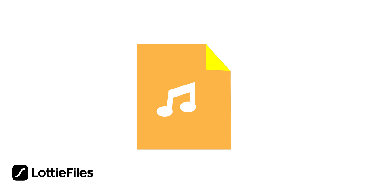 Free music file Animation by Sumbal | LottieFiles