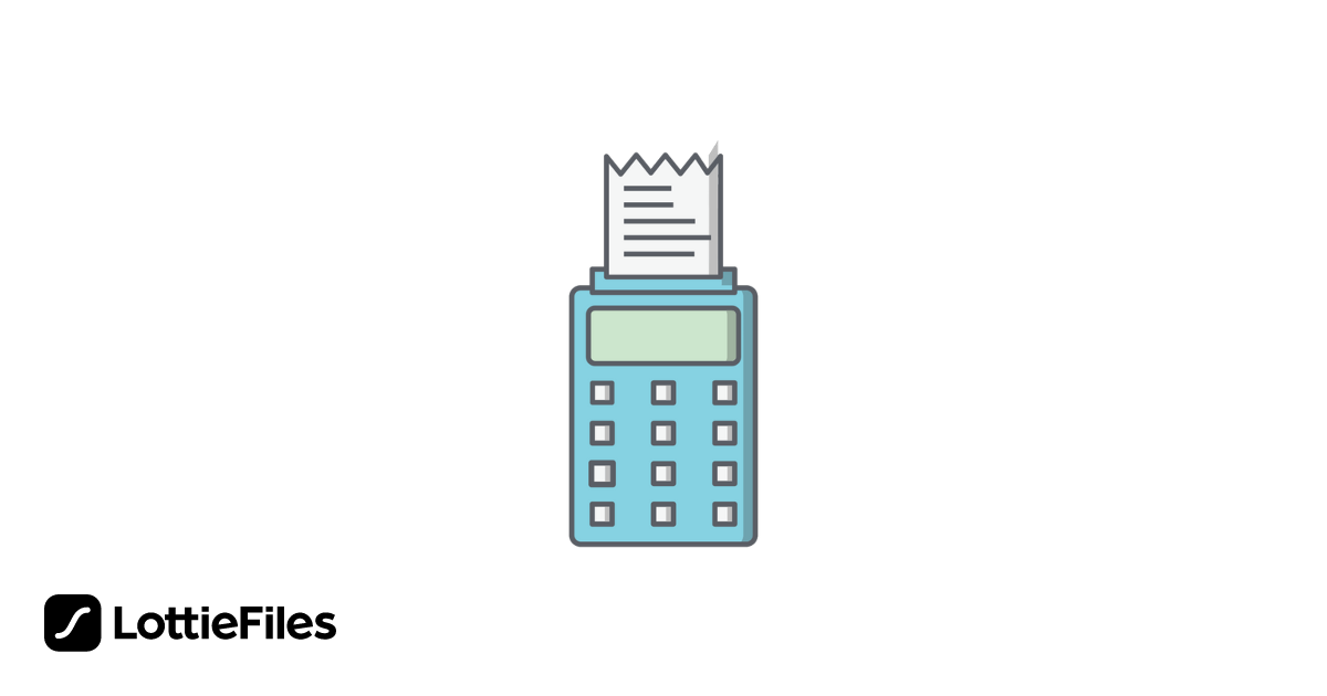 Free billing machine Animation by Aysha | LottieFiles