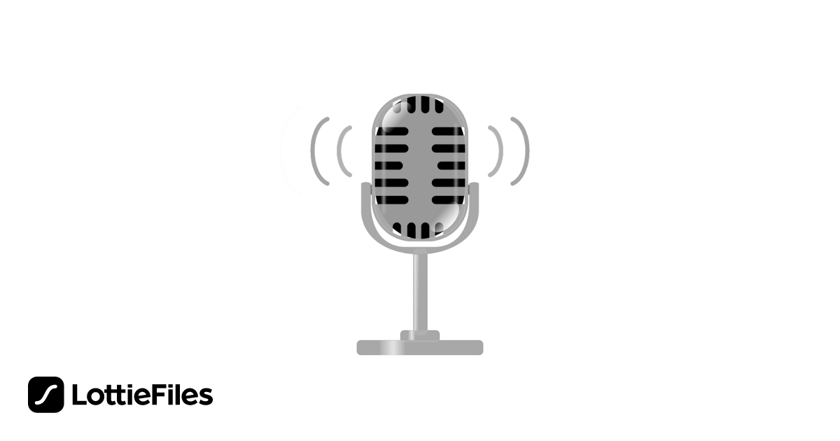 Free Microphone Animation by Ekaterine | LottieFiles
