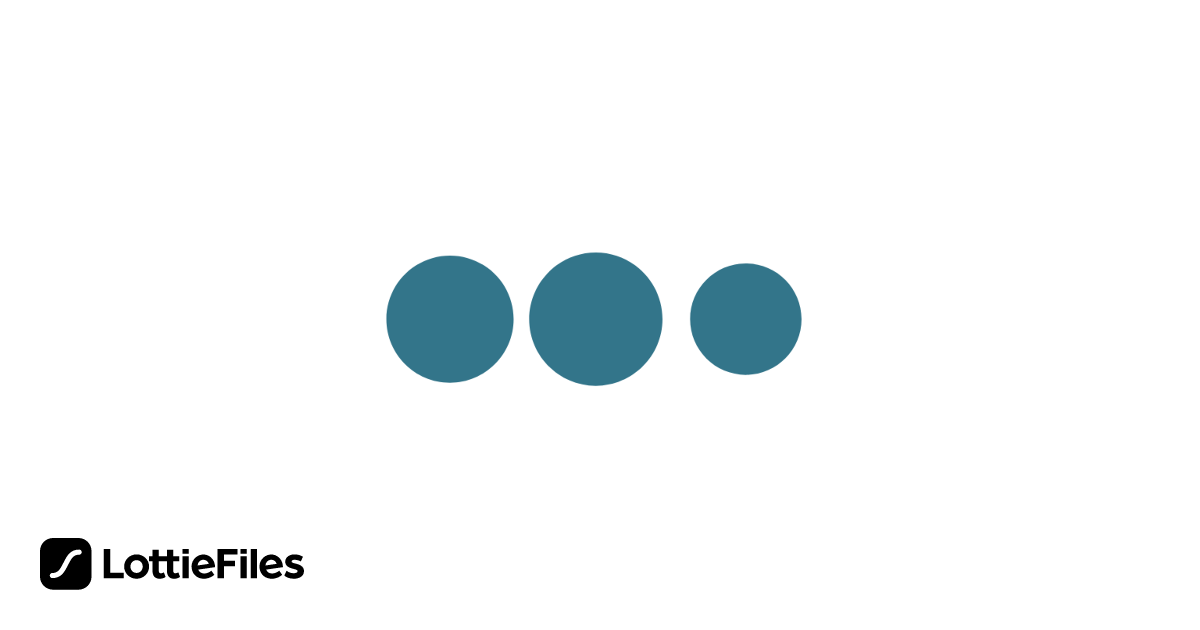 Free waiting dots Animation by Kristján Freyr Einarsson | LottieFiles